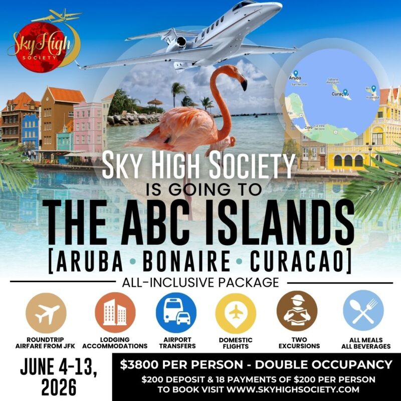 ABC Islands (ARUBA, BONAIRE, CURACAO) 2026 – Sky High Society